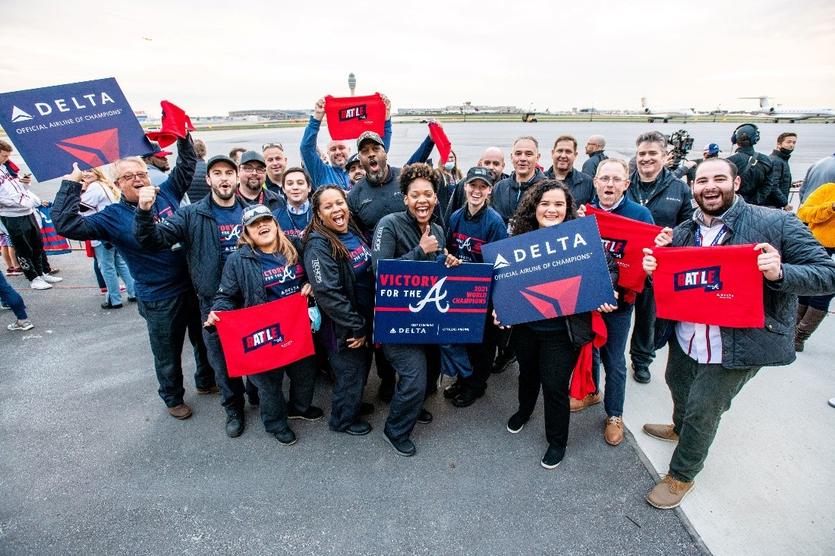 Delta people cheer for the Braves. | Delta News Hub