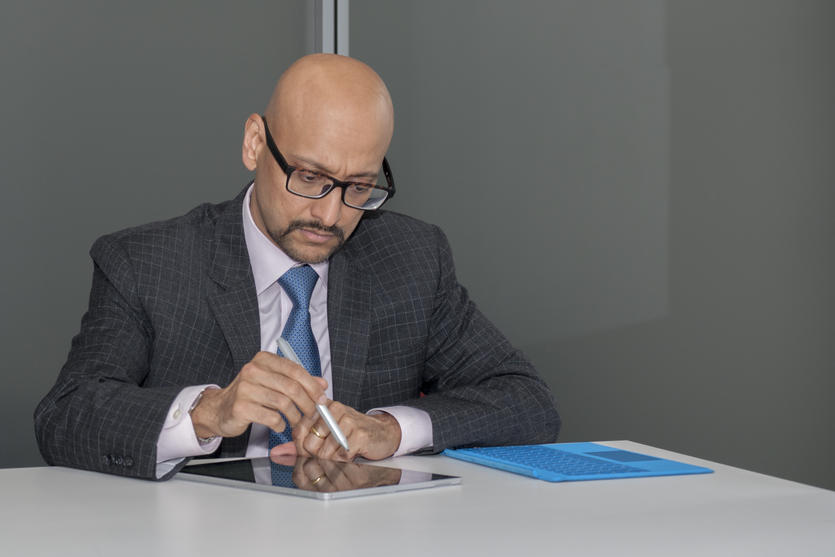 Rahul Samant at work | Delta News Hub