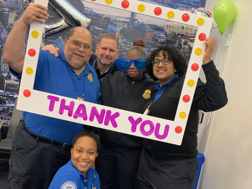 TSA employees say thanks | Delta News Hub