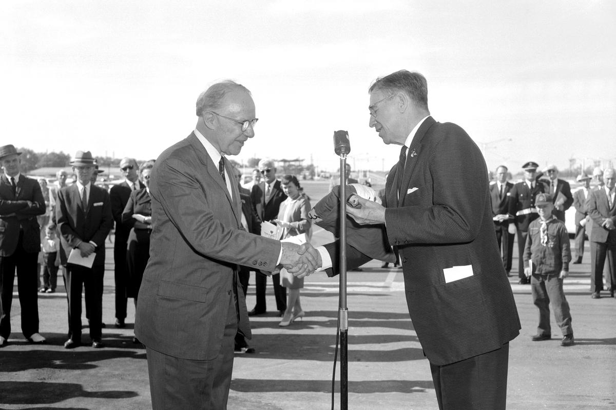 1961 Hartsfield and C.E. Woolman | Delta News Hub