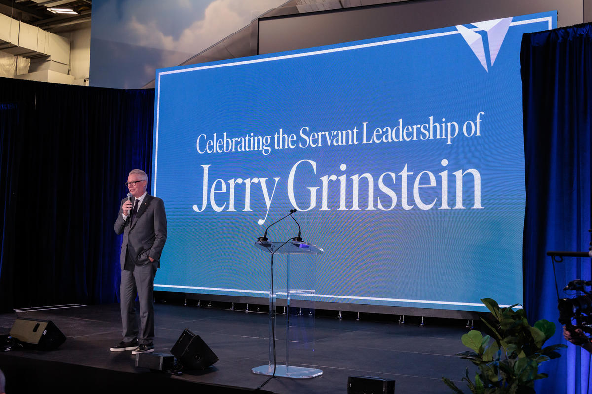 Celebrating the servant leadership of Jerry Grinstein | Luncheon ...