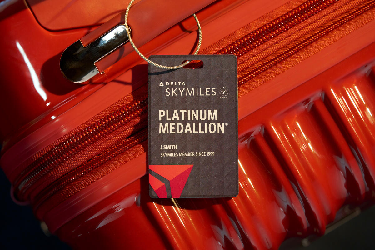 Medallion Bag Tags - Platinum Medallion | Delta News Hub